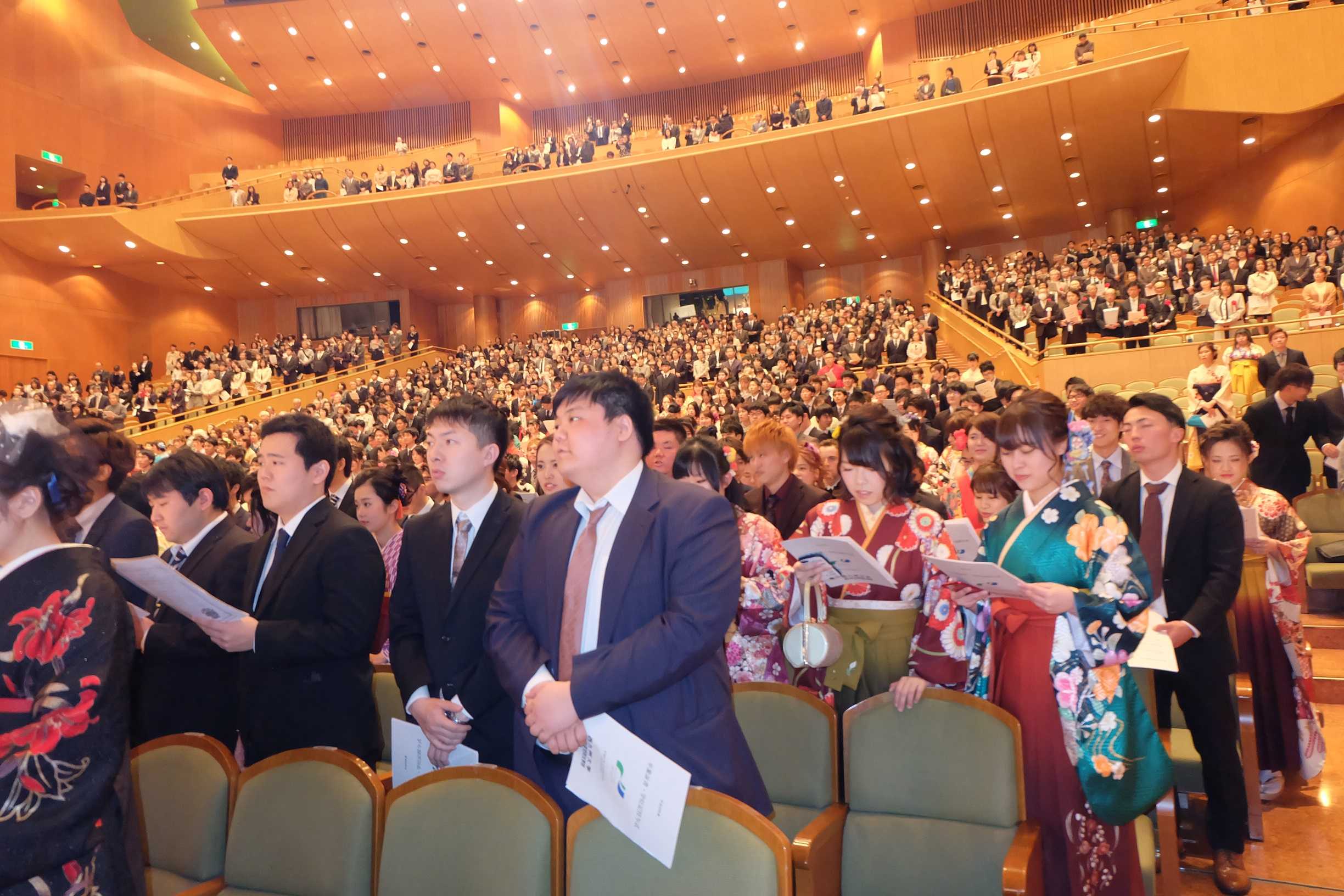 平成30年度 卒業証書・学位記授与式が挙行されました ｜お知らせ｜大学からのお知らせ｜学校法人 永原学園 西九州大学